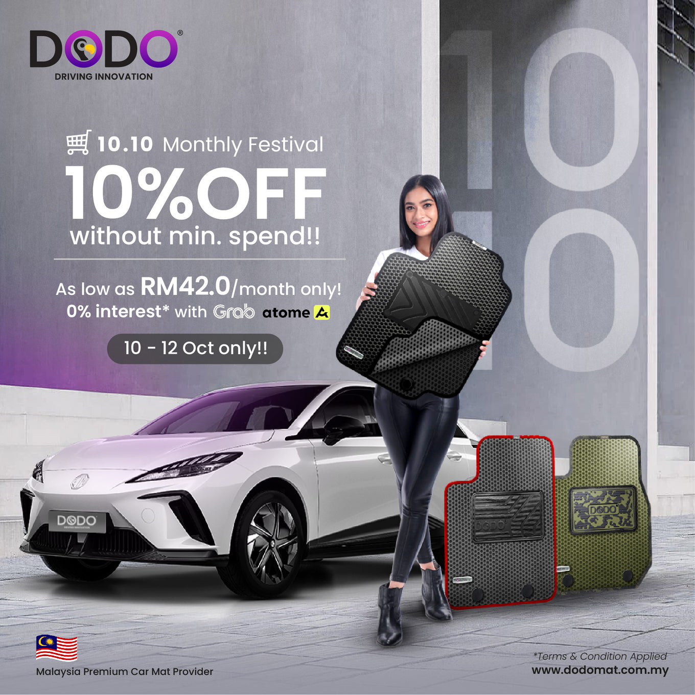 STEP 5: Dodo Luxury Car mat package | Dodo® Car Mat Malaysia