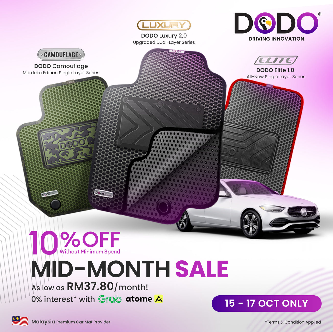 DODO® | Malaysia's Premium Car Mat Provider | Dodo® Car Mat Malaysia