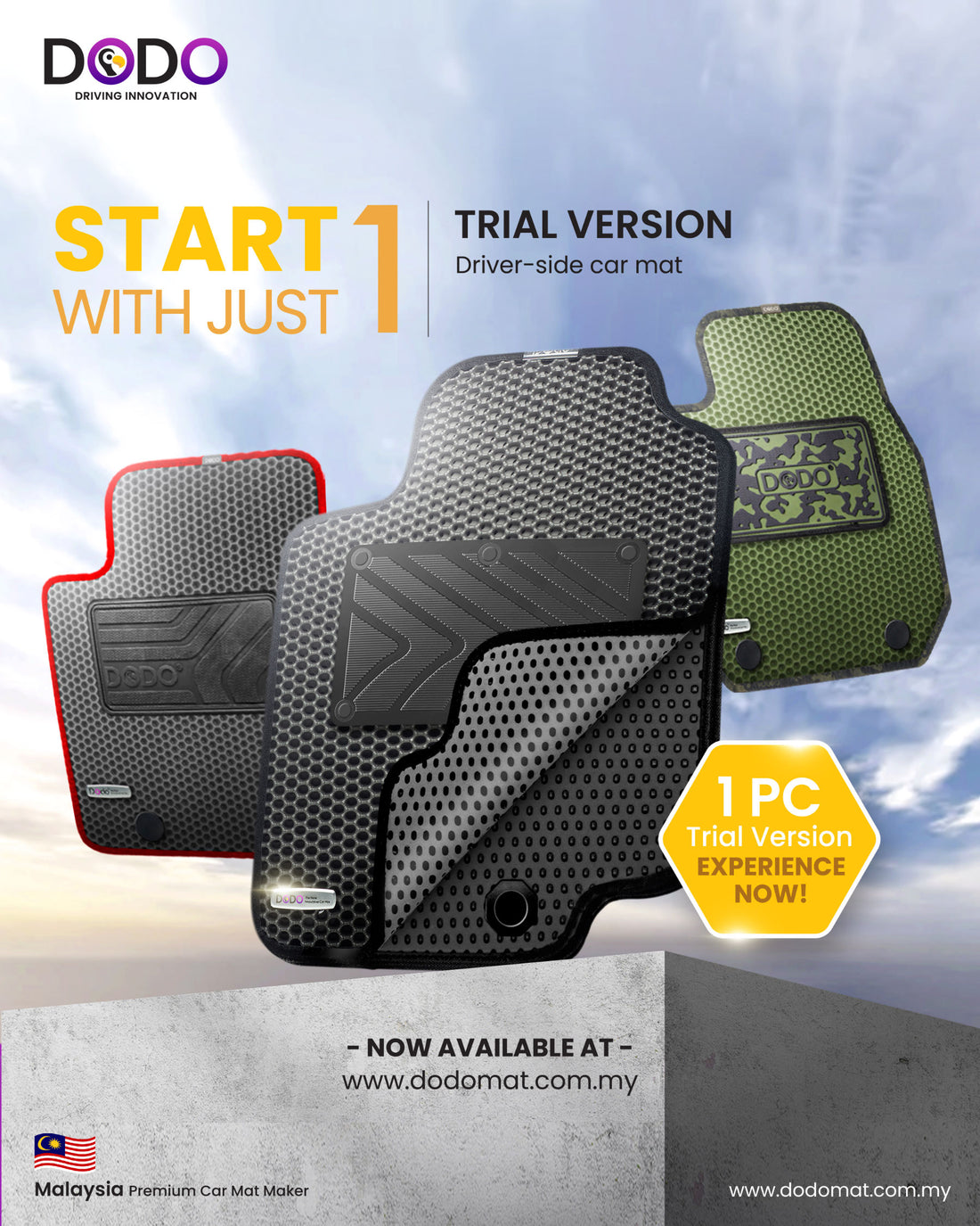 Dodo Trial | Dodo® Car Mat Malaysia