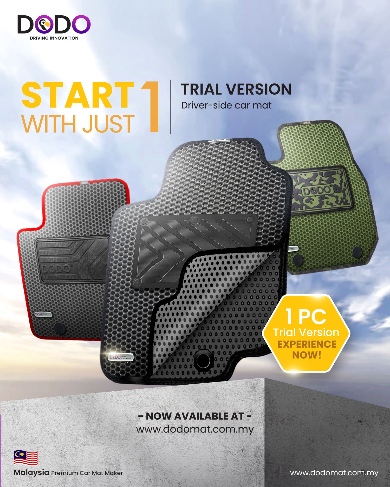 Dodo Trial | Dodo® Car Mat Malaysia